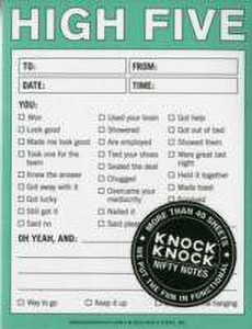 Knock Knock Nifty Note: High Five: Buy Knock Knock Nifty Note: High ...