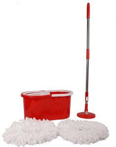City Clean Jolly Plastic Bucket Mop (Magic Mop 360 degree) Sponge Mop ...
