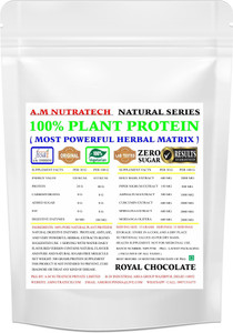am nutratech Plant Protein 500 gm - Chocolate Protein Bars Price in ...