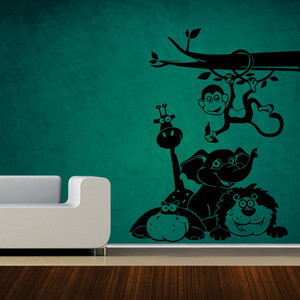 Day Decals 53 cm Cartoon Characters Self Adhesive Sticker Price in ...