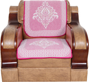 S N TRADERS Velvet, Cotton Floral 3+2 Seater Sofa Cover Price in India ...