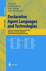 Declarative Agent Languages and Technologies: Buy Declarative Agent ...