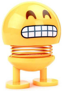 MAX MY SHOP Spring Dolls Car Ornaments Bounce Toys, Emoticon Figure ...