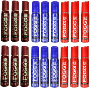 FOGG Dash,Relish,Charm Mobile Pack Pocket Deo (25ml x 18) Deodorant ...