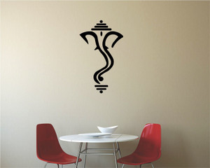 Varadvinayak 25 cm "shree ganesha ji"Small 3D Self Adhesive Wall ...