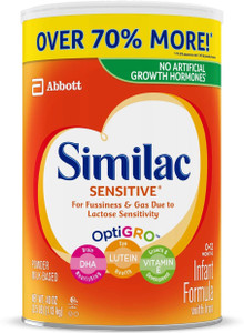 SIMILAC Sensitive For Fussiness and Gas Infant Formula with Iron Powder ...