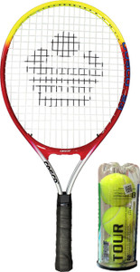 COSCO Combo of 2, 1 Drive 23 Tennis Racquet "6 to 8 Year", 1 Box Tennis ...