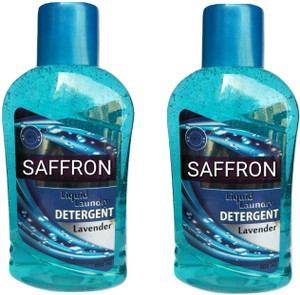 Saffron detergent liquid laundry PACK OF 2 Lavender Liquid Detergent ...
