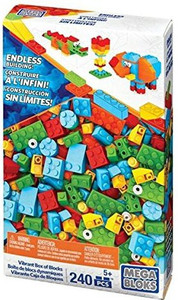 Mega Bloks Large Box of Blocks, Multi Color - Large Box of Blocks ...