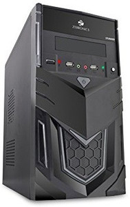ZEBRONICS CPU Cabinet with SMPS 121 Zeb-123 BL Cabinet with USB 2.0 and ...