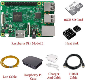 Raspberry pi-3-model-B-kit Combo Motherboard - Raspberry : Flipkart.com