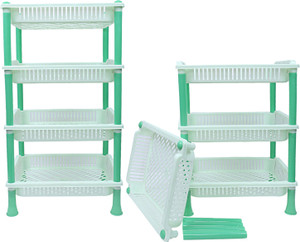 KUBER INDUSTRIES Fruits/Vegetables Kitchen Rack Plastic Plastic 2 ...