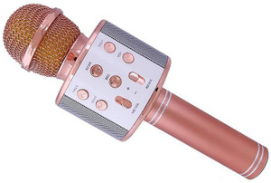 TSV WS858 Wireless Bluetooth Karaoke Mic (Rose Gold) Microphone - TSV ...