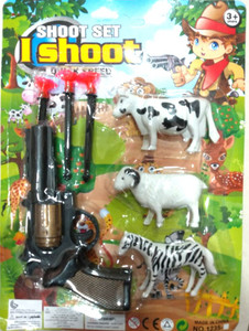 Monika Sports Shooting Gun Toy Long shooting Range target Game for kids ...