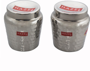 HAZEL Steel Tea Coffee & Sugar Container - 800 ml Price in India - Buy ...