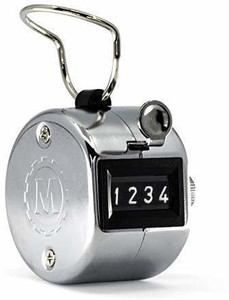 Voltegic ® Hand Counter, Solid Metal Counter Clicker Analog Tally ...