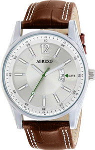 ABREXO Abx-NF9322SL03MJ-Brown White Big Size Watch With Date Display ...