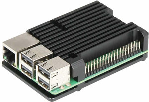 REES52 Raspberry Pi 3 Model B+ Aluminum Case Metal Shell Black ...