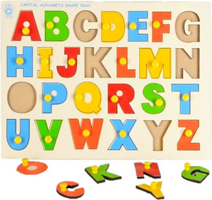 Collectionmart Wooden English Capital Letters Puzzle - Wooden English ...