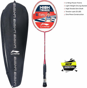 LI-NING G-TEK GX Graphite Strung Badminton Racquet with Free Racket ...