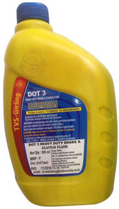 TVS DOT 3 BRAKE OIL 500 ML BRAKE OIL DOT Brake Oil Price in India - Buy ...