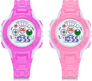 Time Up Combo of 2,Alarm,WaterProof,Stopwatch Kids Digital Watch - For ...