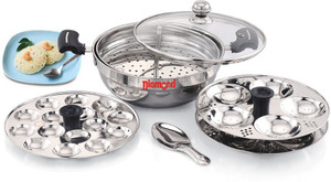 DIAMOND STEAMER IDLY VESSEL (MEDIUM) Induction & Standard Idli Maker ...