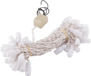 LED serial set 50 LEDs 10.01 m White Flickering Strip Rice Lights Price ...