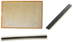 Technical hut Zero PCB 6x4 inch with Male Female Pinhead connectors ...