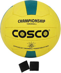 COSCO Throwball-Championship and Pair Wrist Band Throwball Kit - Buy ...