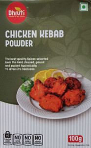 dhruti CHICKEN KEBAB POWDER Price in India - Buy dhruti CHICKEN KEBAB ...