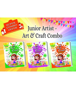 Junior Artist - Art And Craft Combo - Art And Craft Books Combo for ...