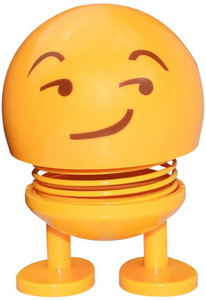 Techobucks Smiley Spring Doll Cute Emoji Bobble Head Dolls Figure ...