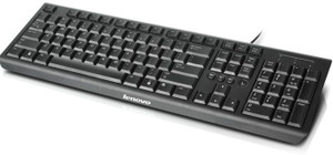 Lenovo KBD_BO-USB K4802 Wired USB Standard Desktop Keyboard Compatible ...