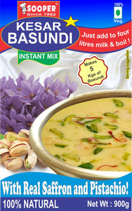 SOOPER KESAR BASUNDI PREMIX 900g 900 g Price in India - Buy SOOPER ...