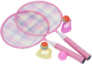Kurtzy Kids Badminton Racket, One Carry Bag With Perfect Grip With 2 X ...