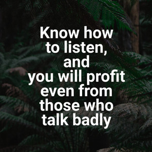 know how to listen |Motivational Poster|Inspirational Poster|Gym poster ...