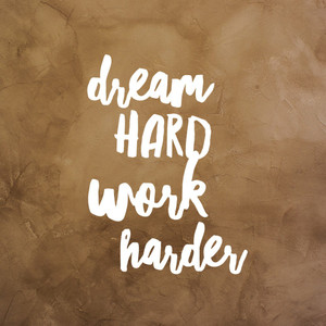 dream hard work |Motivational Poster|Inspirational Poster|Gym poster ...