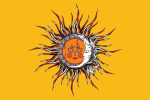 Sun N Moon Art Paper Print - Religious posters in India - Buy art, film ...