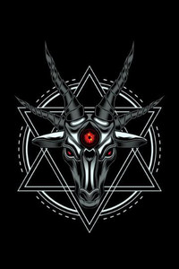 Satan Art Wall Poster Without Frame (Paper; Multicolour; 12x18 Inch ...