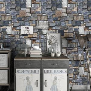 WolTop 200 cm Wall Stickers Wallpaper Bricks Blocks Modern Bedroom ...