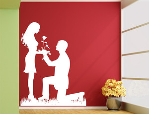 INDIA WALL STICKER 74 cm India LOVE Sweet couple Valentine's Day lovers ...