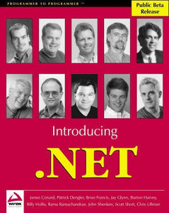 Introducing .NET: Buy Introducing .NET by WROX Development at Low Price ...
