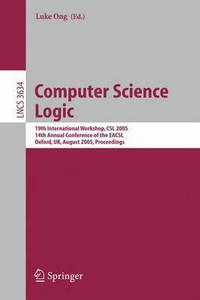 Computer Science Logic: Buy Computer Science Logic by Ong Luke at Low ...