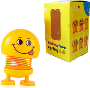 BUY SURETY Lovely face expression Smiley Spring Doll, Cute Emoji Bobble ...