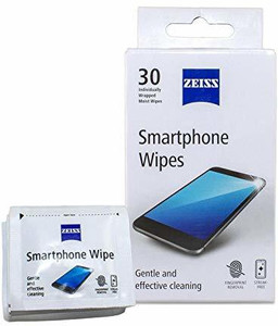 ZEISS Smartphone Wipes - Pre-Moistened Smartphone Cleaning Wipes Lens ...