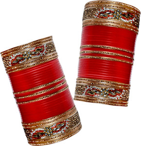 Vivah Bridal Chura Plastic Diamond Chudas Price in India - Buy Vivah ...