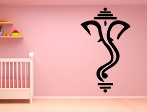 INDIA WALL STICKER 102 cm India Lord Ganpati Vinayak Lambodar Wall ...