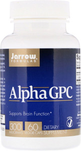 Jarrow Formulas Alpha GPC 300 mg, 60 Veggie Capsules Price in India ...