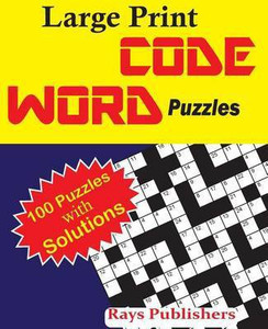Large Print Codeword Puzzles: Buy Large Print Codeword Puzzles by Rays ...